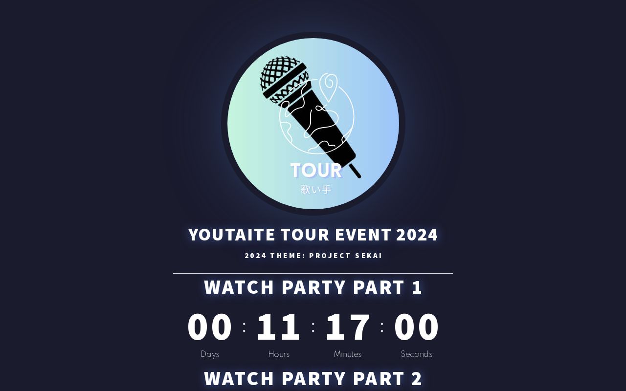 YouTaite Tour Event 2024: A Sekai Tour (YTTE:AST) - info